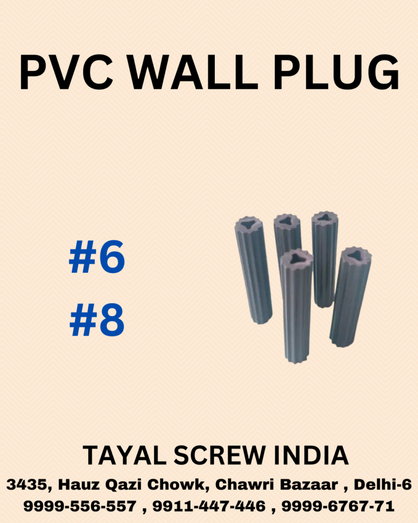 PVC Wall Plug – Tayal Screw India