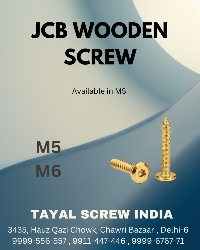 JCB Wooden Screw – Tayal Screw India
