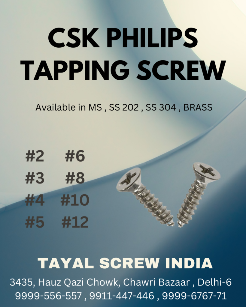 Self Tapping Screws – Tayal Screw India
