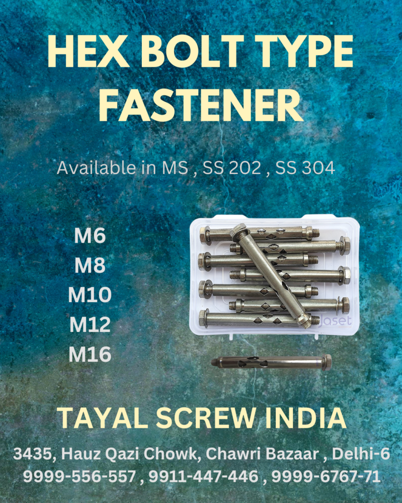 Hex Bolt Type Fastener – Tayal Screw India